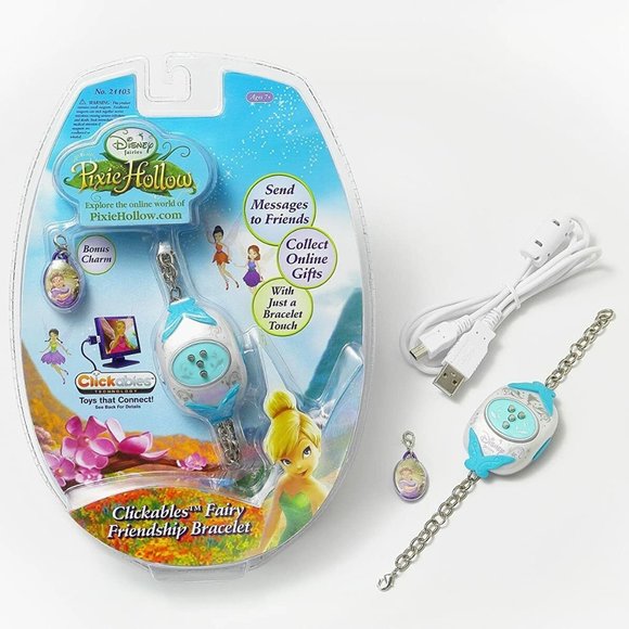 Disney | Toys | Disney Fairies Blue Pixie Hollow Clickables Fairy ...